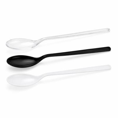 China 7 Inch Deep Bowl Disposable Plastic Spoon for Soup Takeaway Catering for sale