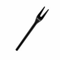 China Appetizers Dessert Service Disposable Tableware Two Prong Cocktail Fork 108mm for sale