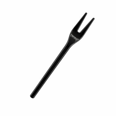 China Appetizers Dessert Service Disposable Tableware Two Prong Cocktail Fork 108mm for sale