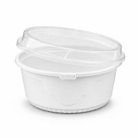 China Soup / Bulk Catering Snap Lock Bowls 3000ml Deep Tamper Evident Container for sale