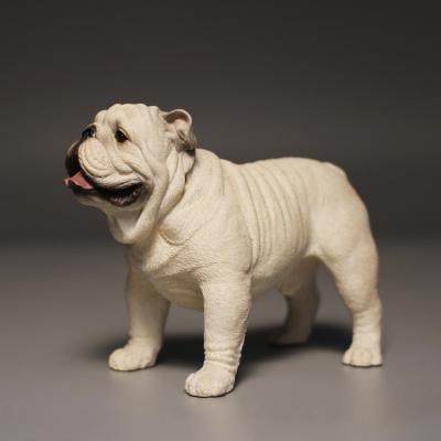 China Vinyl Dog Figures Puppy Toys Model Miniature Figurines For Home Office Desk Figures for sale