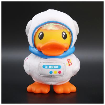 China Roto Casting PVC Vinyl Piggy Bank Toy Piggy Bank Duck For Saving Money for sale