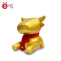 China Electroplate Golden Plastic Cow Piggy Bank Money Box ASTM F963 Certification ODM for sale