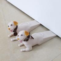 China Non Phthalate PVC ABS Dog Door Stopper Decorative Animal Doorstop Door Wedge for sale