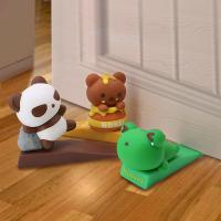 China Customized Logo Door Stop Wedge Cute Animal Door Stopper For Bottom for sale