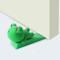 China Non Phthalate PVC Frog Door Stopper Customized Size Animal Door Stopper for sale