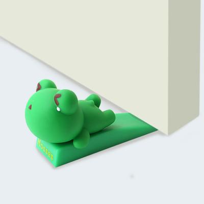 China Non Phthalate PVC Frog Door Stopper Customized Size Animal Door Stopper for sale