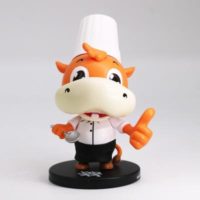 China Cute 3D Anime Vinyl Toys Non Phthalate PVC Plastic Mini Figures OEM for sale