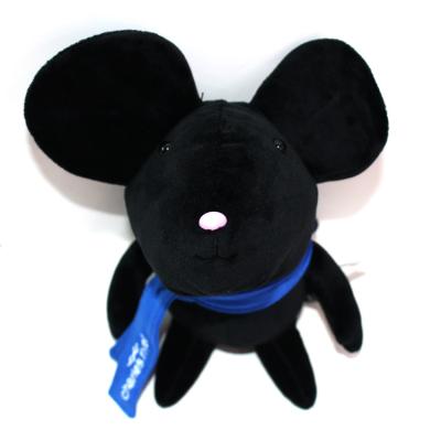 China Black Plush Mouse Toys cotton mickey mouse soft toy For Children for sale