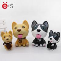 China ODM OEM Bobble Head Dog , Dolls For Car Dashboard Non phthalate pvc Material for sale