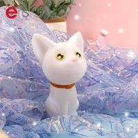 China Bedroom Night Lights Lamps White 3D Kat Non Phthalate Pvc Material ODM for sale