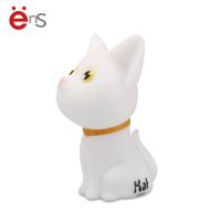 China Bedroom Night Lights Lamps White 3D Kat Non Phthalate Pvc Material ODM for sale