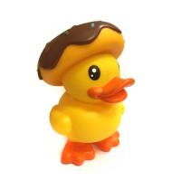China Wholesale Promotional Custom Personalized Kids Safe Plastic PVC Duck Shape Coin Slot Piggy bank for sale