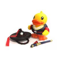 China B.Duck Cute Yellow Duck Shaped Cartoon Piggy Bank For Saving Money Gift Pvc Vinyl Money Box for sale