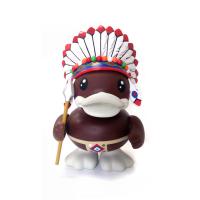 China Plastic Duck Coin Bank 4.5×4.5×6.3 Inch Non phthalate Material for sale