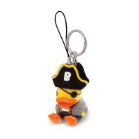 China Mini Cute Promotional Plastic Keychain Duck Shaped OEM ODM for sale
