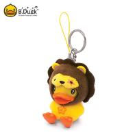 China B Duck PVC Key Chain Toy , Custom Printed Plastic Key Tags  4.5×5×4.5cm Size for sale