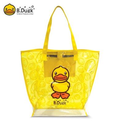 China PVC PU Duck Tote Bag , Beach Travel Bag For Women 45×12×37cm Size for sale