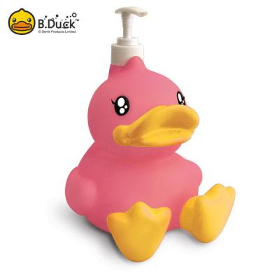 China Duck Shape PVC Plastic Toys For Soap Dispenser Non Phthalate PVC PP Material for sale
