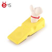 China Non Phthalate Pvc Animal Shaped Door Stops , Mouse Door Wedge For Kids ODM for sale