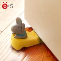 China Non Phthalate Pvc Animal Shaped Door Stops , Mouse Door Wedge For Kids ODM for sale