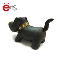 China Black Dog Plastic Piggy Bank Toy Non Phthalate Pvc ABS Pu Material for sale