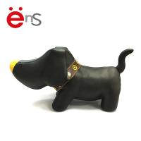 China Black Dog Plastic Piggy Bank Toy Non Phthalate Pvc ABS Pu Material for sale