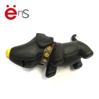 China Black Dog Plastic Piggy Bank Toy Non Phthalate Pvc ABS Pu Material for sale