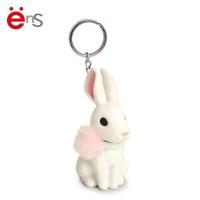 China OEM ODM Promotional Plastic Keychain , Rabbit Key Ring Eco Friendly Material for sale