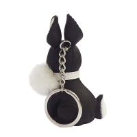 China OEM ODM Promotional Plastic Keychain , Rabbit Key Ring Eco Friendly Material for sale