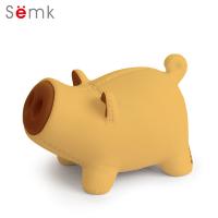 China Vinyl Material Pig Piggy Bank 18.5×12×12.5cm ISO BSCI approved for sale