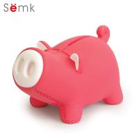 China Custom Pink Piggy Bank Non Phthalate PVC Vinyl Material ISO BSCI Approved for sale