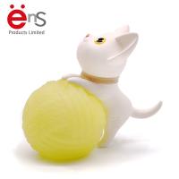 China Cute PVC Plastic Toys ,  Cat Piggy Bank For Coin Storage 9.5×19×14.5 Cm for sale