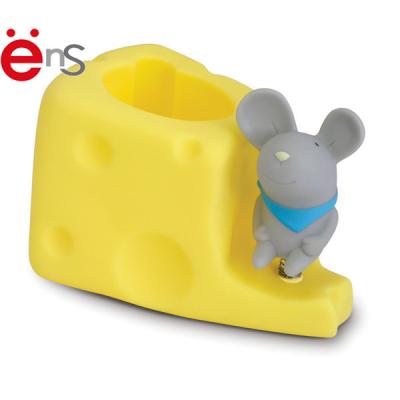 China Cartoon Plastic Pen Pot , Pen Holder For Kids Mic Shaped OEM for sale