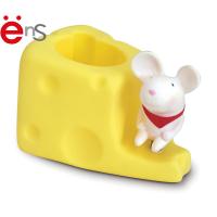 China Cartoon Plastic Pen Pot , Pen Holder For Kids Mic Shaped OEM for sale
