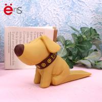 China Plastic PVC Door Stopper Dog Shaped 14×6.5×10cm Size ABS PU Material for sale