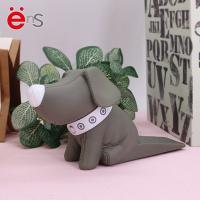 China Plastic PVC Door Stopper Dog Shaped 14×6.5×10cm Size ABS PU Material for sale