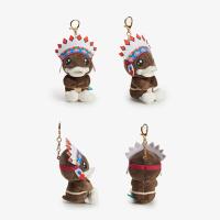 China Cartoon Cotton Plush Toys , Duck Plush Doll Keyring pvc polyester Material for sale