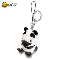 China PVC 3D Plastic Animal Keychains Silk screen printing 4.5×5×5.5cm Size for sale