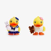 China Cute 3D Plastic Piggy Bank Toy Duck Shaped Non Phthalate Pvc Material for sale