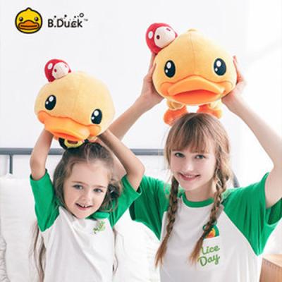 China Promotional plush duck toys 18cm 27cm height Non phthalate pvc Material for sale