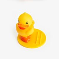 China Durable PVC Duck Phone Holder ISO9001 BSCI certificate Eco friendly material for sale