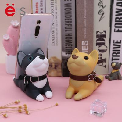 China Decorative Ainimal PVC Plastic Toys For Phone Ipad Stand ISO Certicate for sale