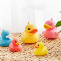 China Vinyl Rubber Duck Toy For Baby Bath With 5.8cm 7.5cm 10cm Size OEM for sale