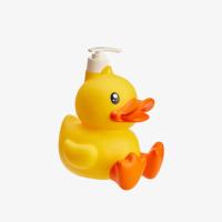 China B.Duck PVC Plastic Toys , Cartoon Yellow Duck Soap Dispenser OEM ODM for sale