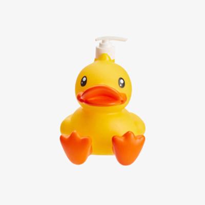 China B.Duck PVC Plastic Toys , Cartoon Yellow Duck Soap Dispenser OEM ODM for sale