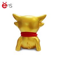 China ODM Golden Plastic Cow Piggy Bank EN71 ASTM F963 certification for sale