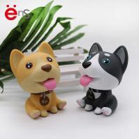 China Cute bobble head toys for car dashboard Puppy Shaped Plastic PVC Material for sale