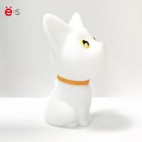 China White 3D Cute Cat LED Night Light For Children 9×9×13cm Size OEM for sale