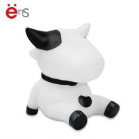 China Colorful LED Cow Night Light Soft Rubber PVC Material For Kids Gifts for sale